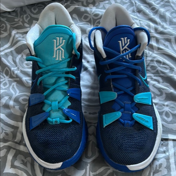 Nike | Shoes | Mens Nike Blue And Teal Basketball Shoes | Poshmark